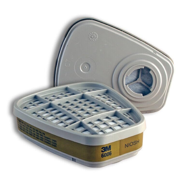 3M 6006 Respirator Cartridge for Certain Organic Vapors and Other Gase – Aabaco Store