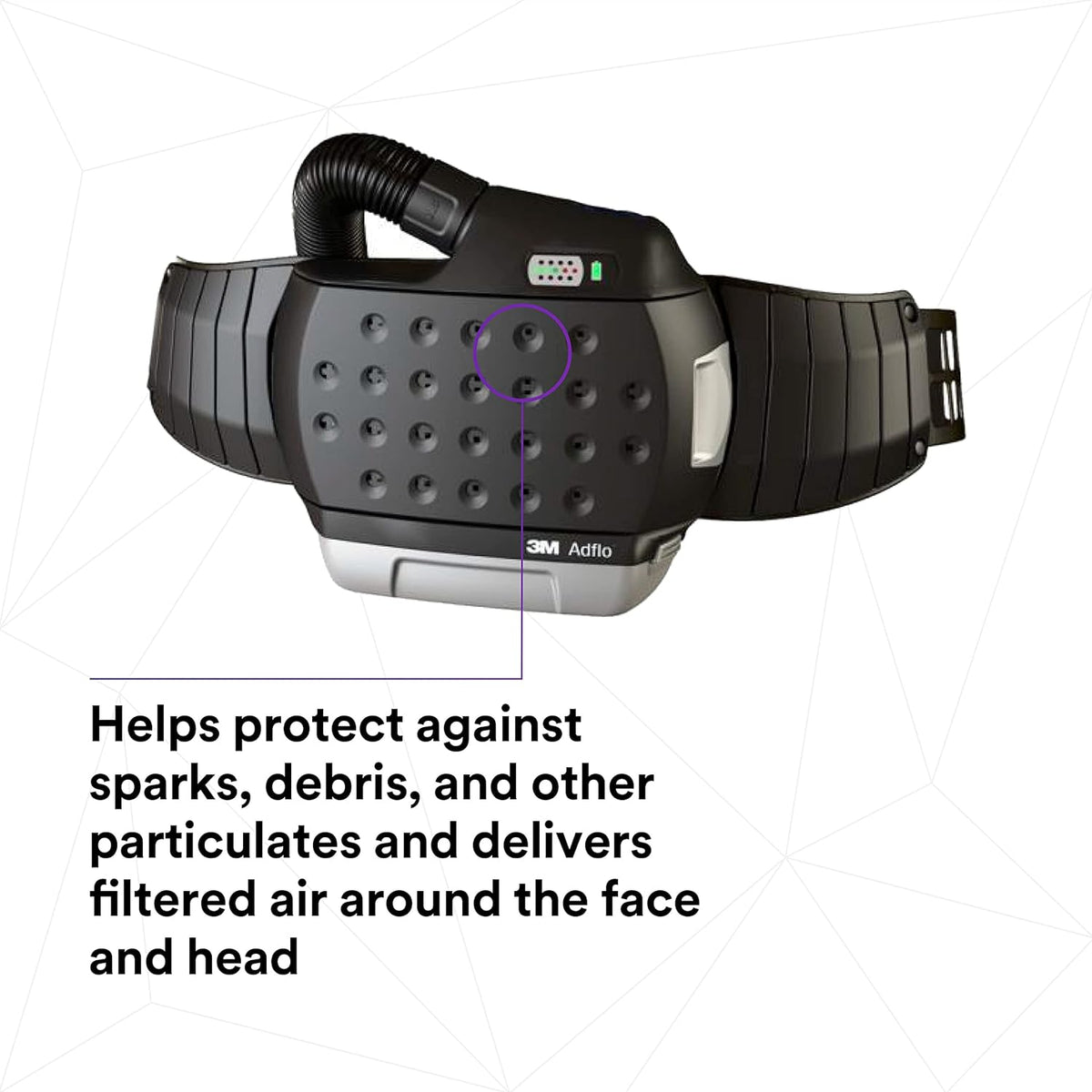 3M™ Adflo™ Turbo Assembly 35-5401-01, Lithium Ion Battery, 1 EA/CASE ...