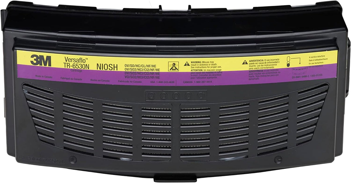 3M™ Versaflo™ Organic Vapor/Acid Gas/HEPA Cartridge TR-6530N, for TR-6 ...