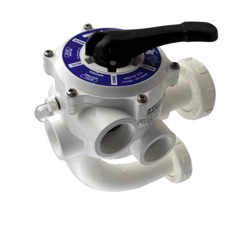 PRAHER PLASTICS 1.5" ABS Pre-Plumbed Side Mount Multiport Valve For DE ...