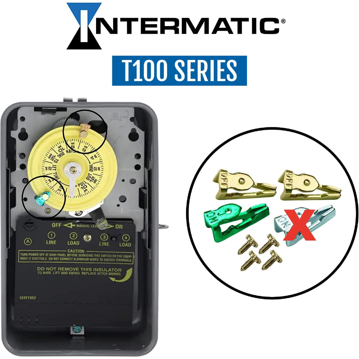 Intermatic 156T1978A Time Switch Tripper Kit - Genuine 2-Pack Trippers ...