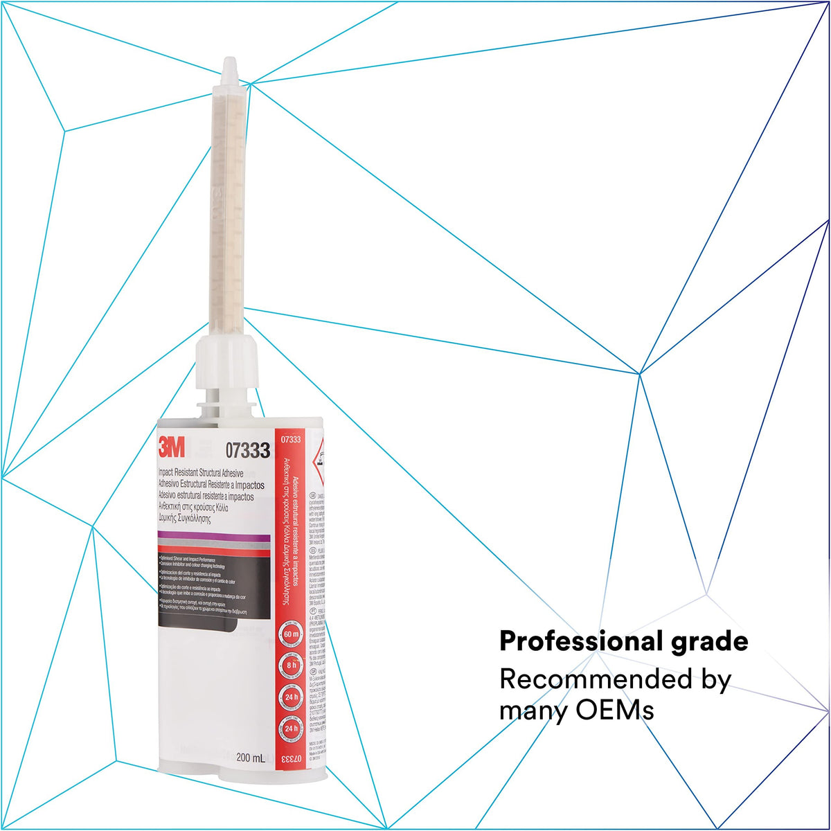 3M Panel Bonding or Structural Adhesive, Two-Part Epoxy, 200 mL Cartri ...