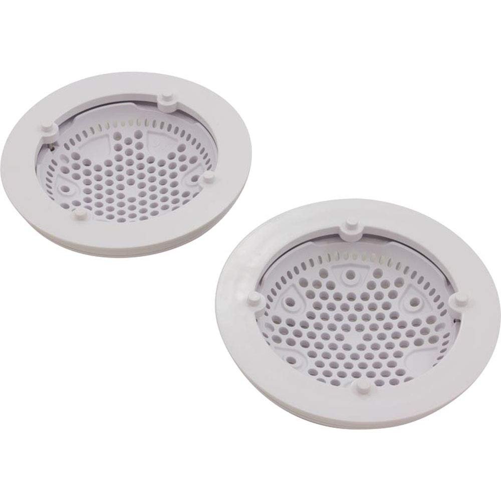Hayward WG1030AVPAK2 White Dual Suction Flow Drain Cover and Frame ...