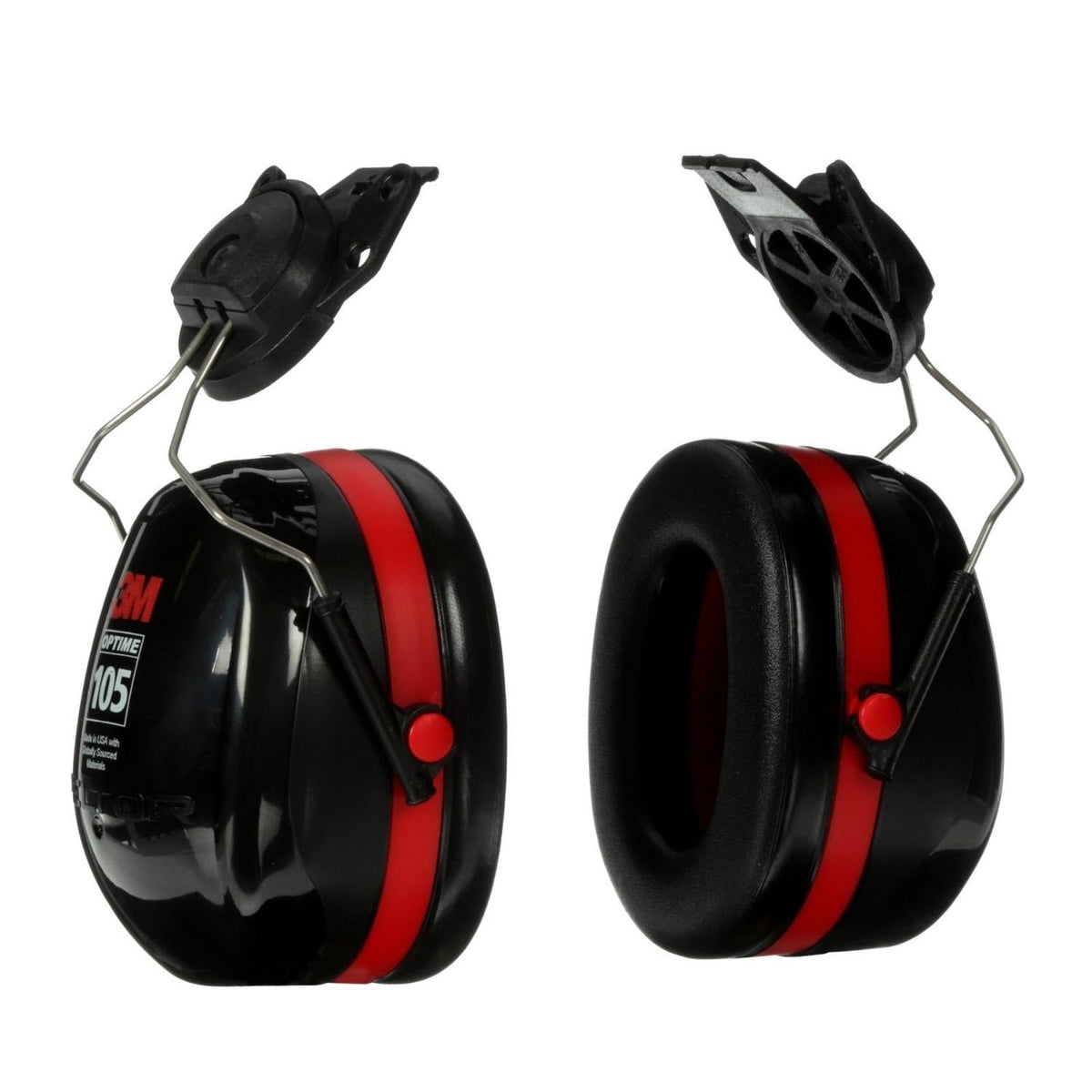 3M™ PELTOR™ Optime™ 105 Earmuffs H10P3E, Hard Hat Attached – Aabaco Store