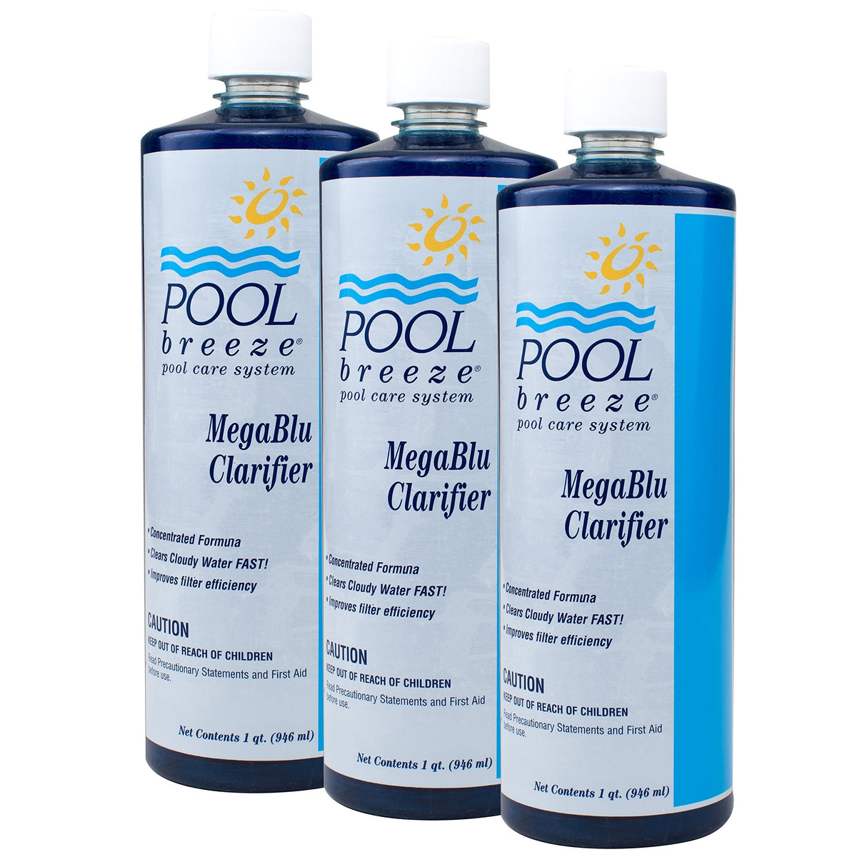 Pool Breeze MegaBlu Clarifier (1 qt) (3 Pack) – Aabaco Store