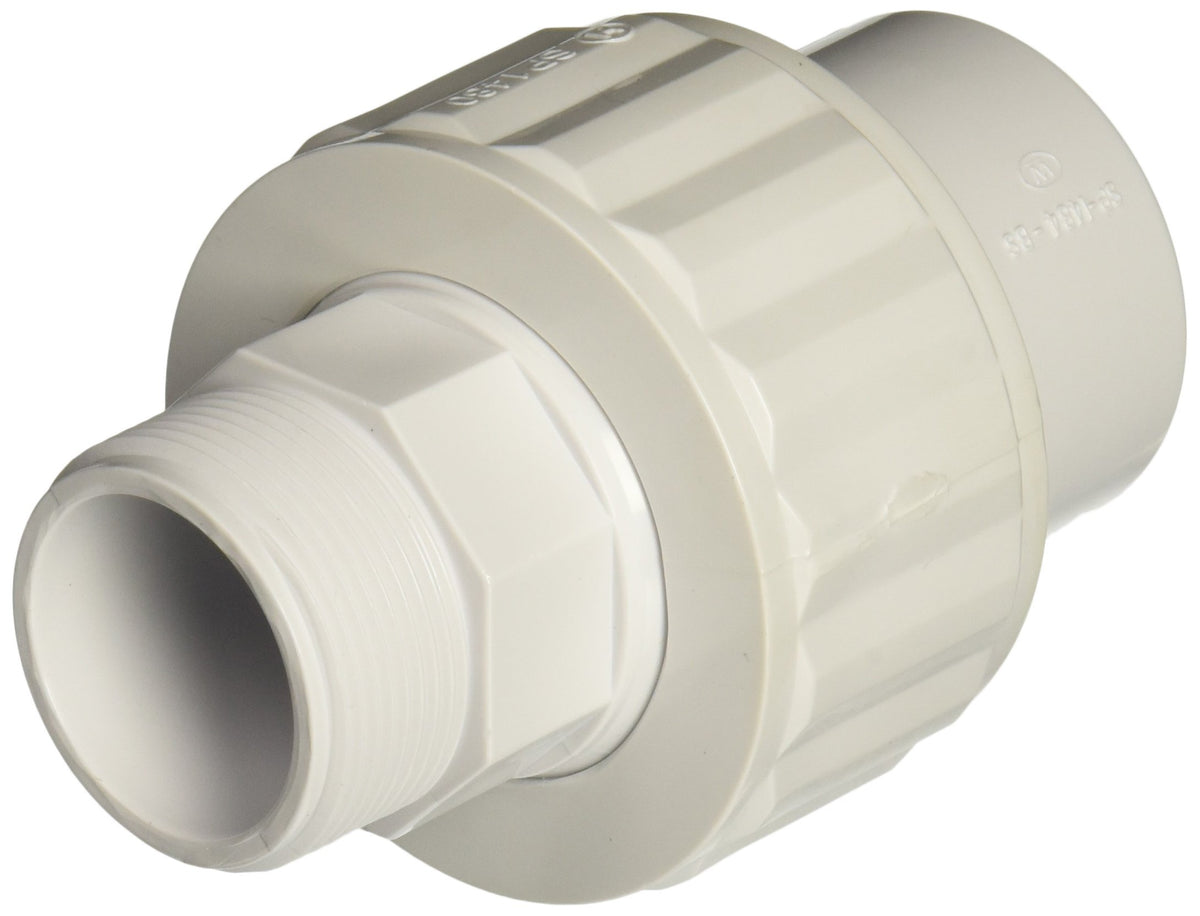 Hayward SP1484 1-1/2-Inch MIP by 1-1/2-Inch Socket White ABS Full-Flo ...