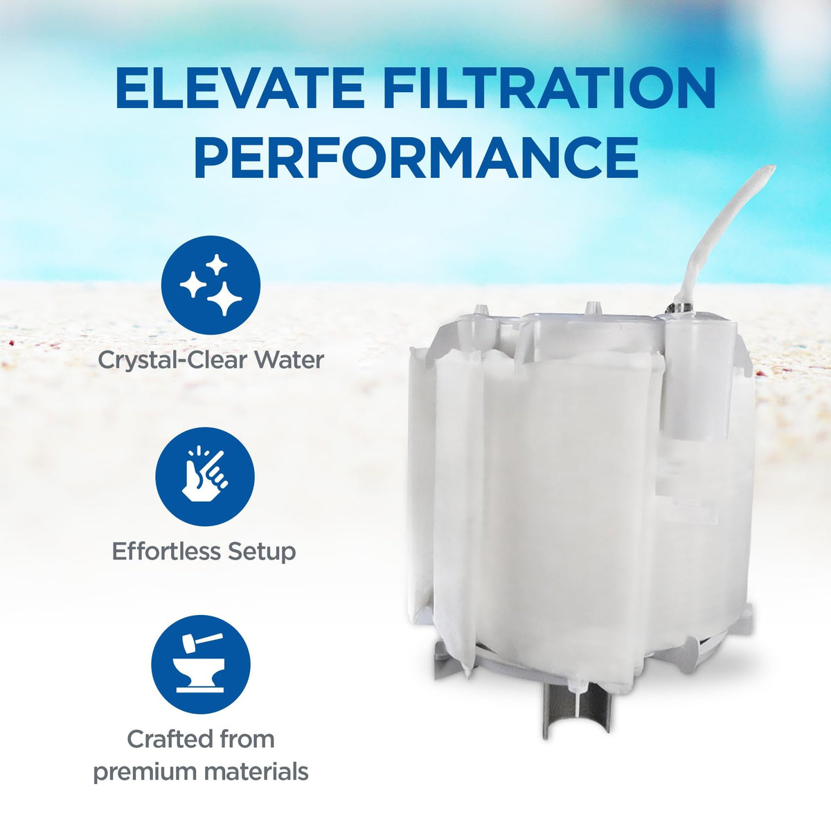 Hayward DEX2420DC Filter Element Cluster Assembly Replacement for Sele ...