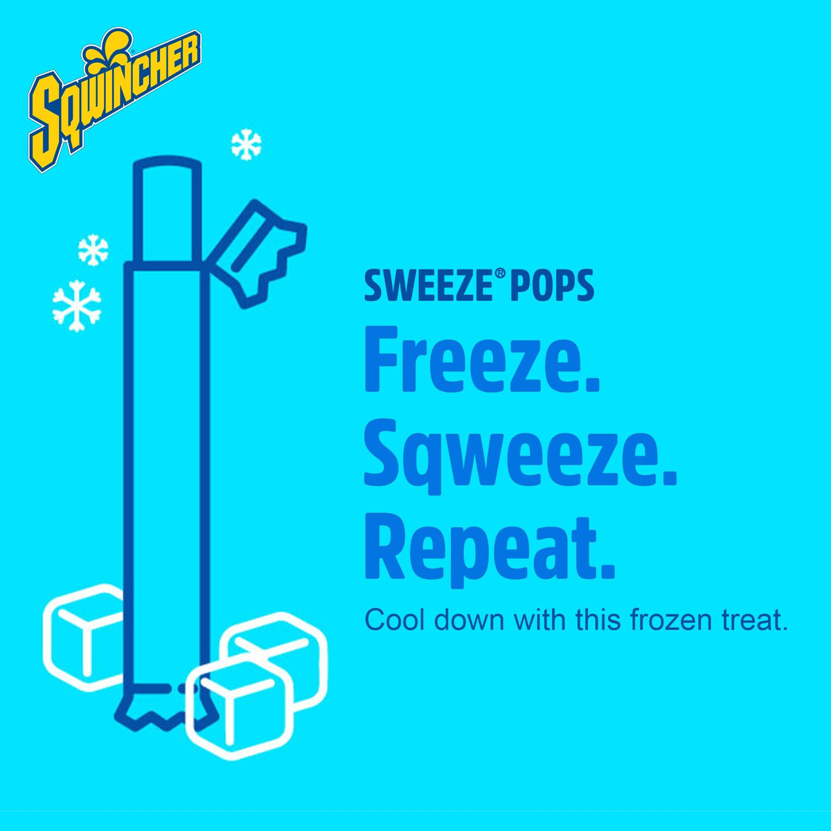 SQWINCHER 159200201 Squeeze Electrolyte Freezer Pops, 3 oz, 150 count ...
