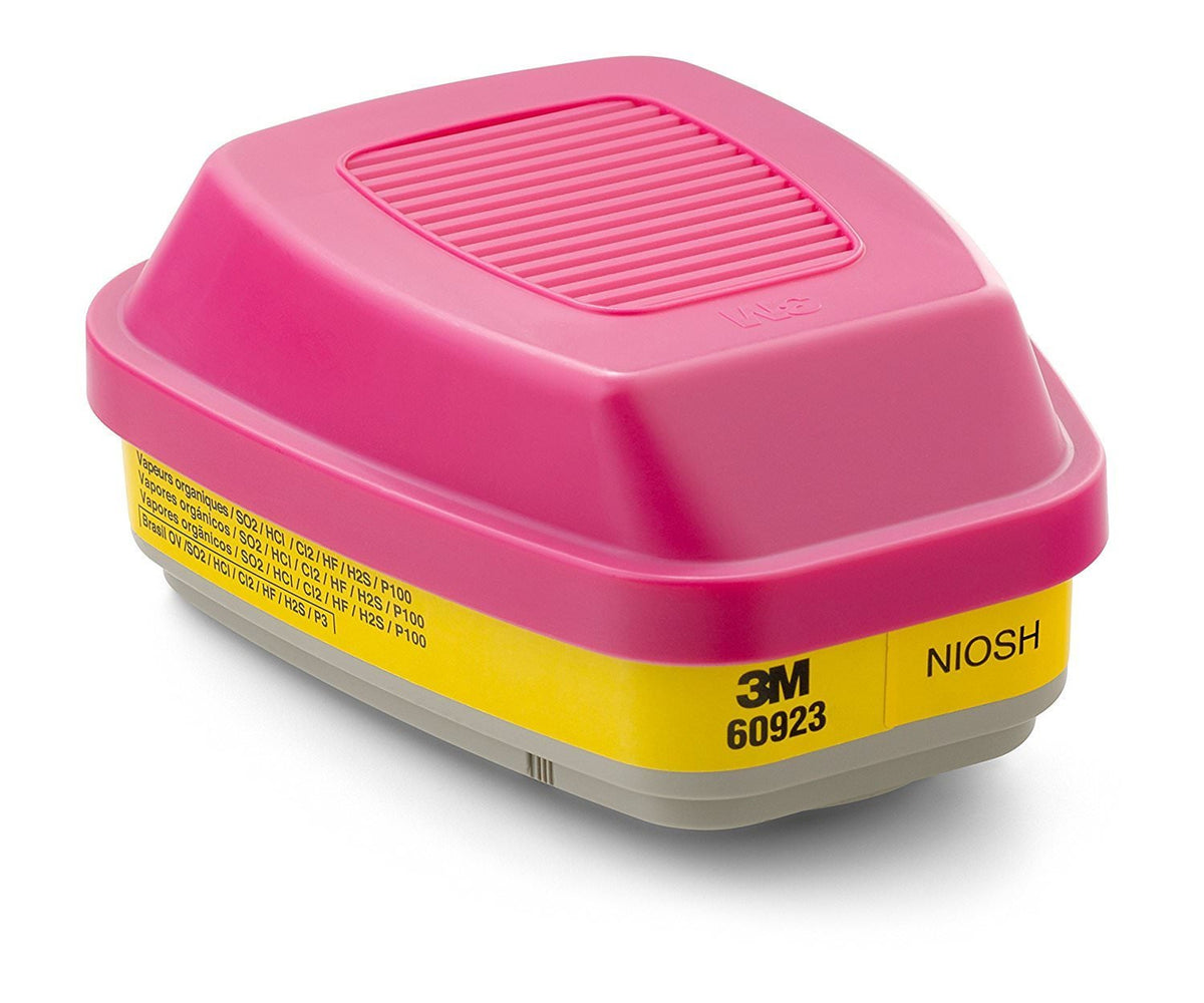 3m 60923 Ov/ag/p100 Combo Cartridge for 6000 Series Respirator Sold As ...
