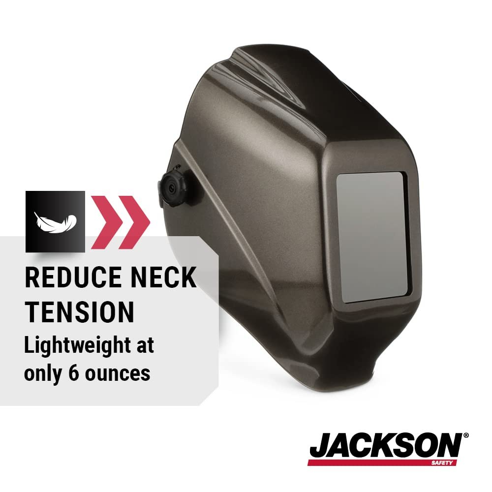 Jackson Safety HLX 100 Welding Hood - Fixed Front Welding Helmet - Sha ...