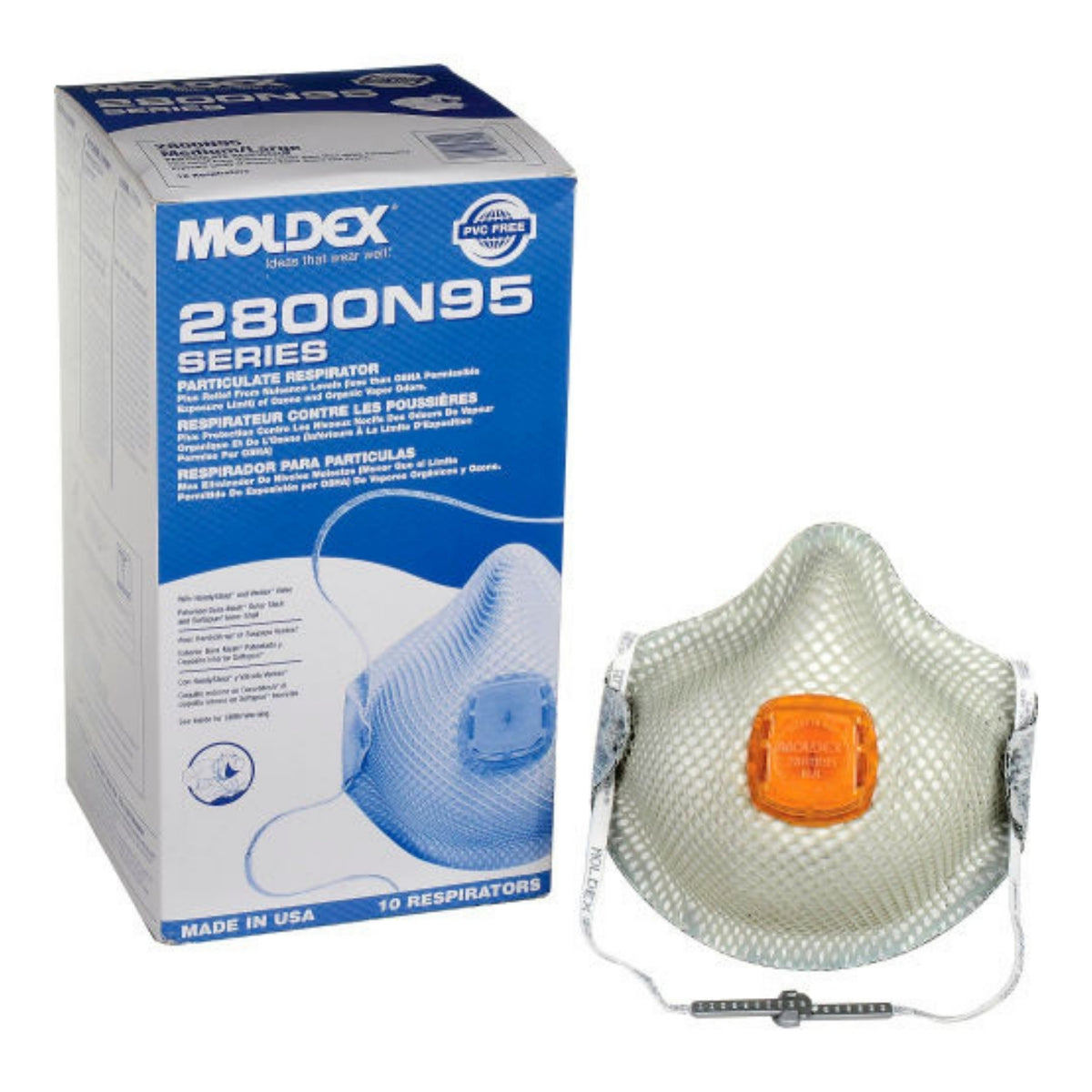 MOLDEX 2800N95 - Plus Relief From Organic Vapors Series Particulate Re ...